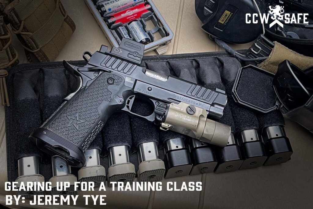 Gearing Up for a Training Class - Firearms Training