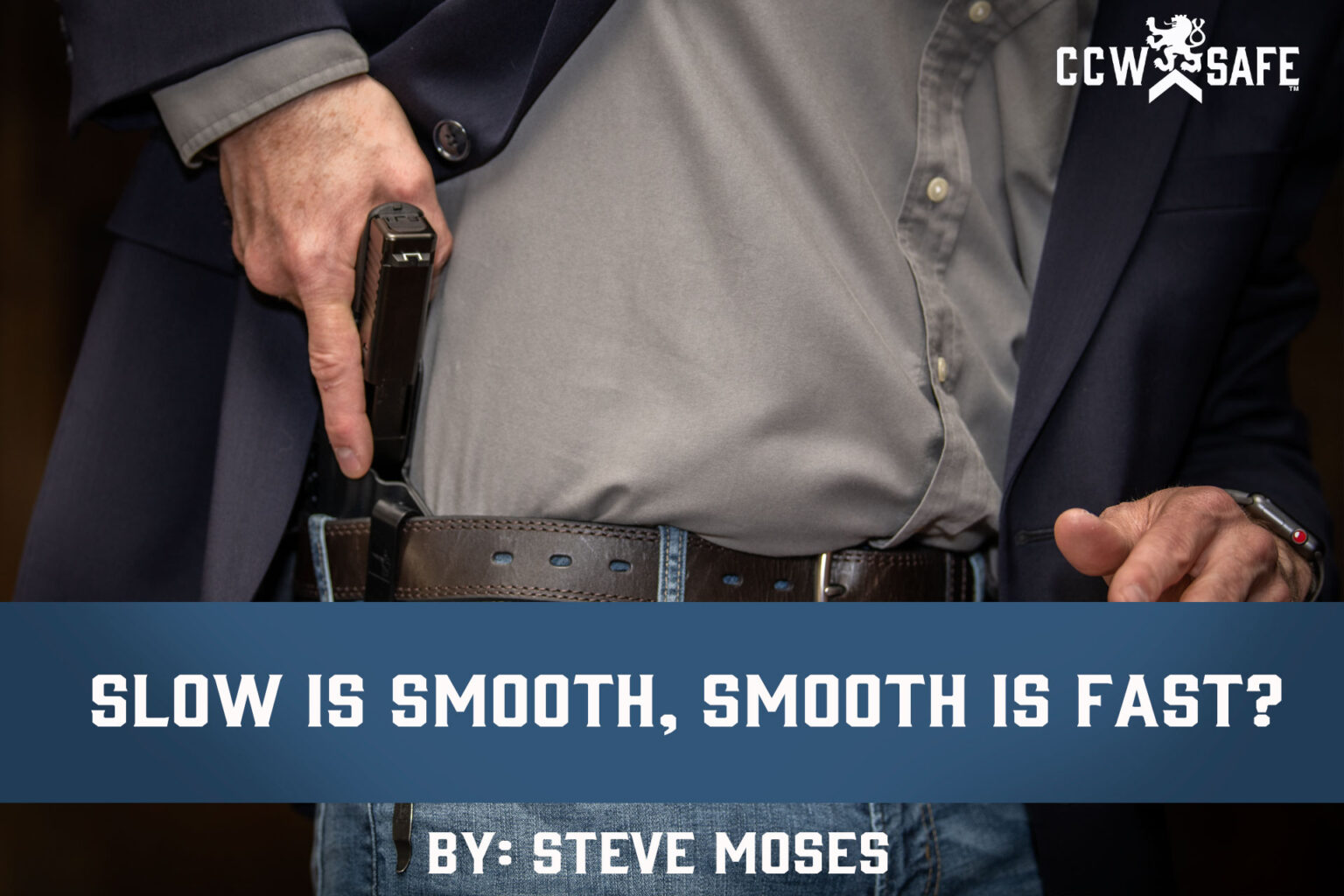 Slow is Smooth Smooth is Fast - Firearm Training
