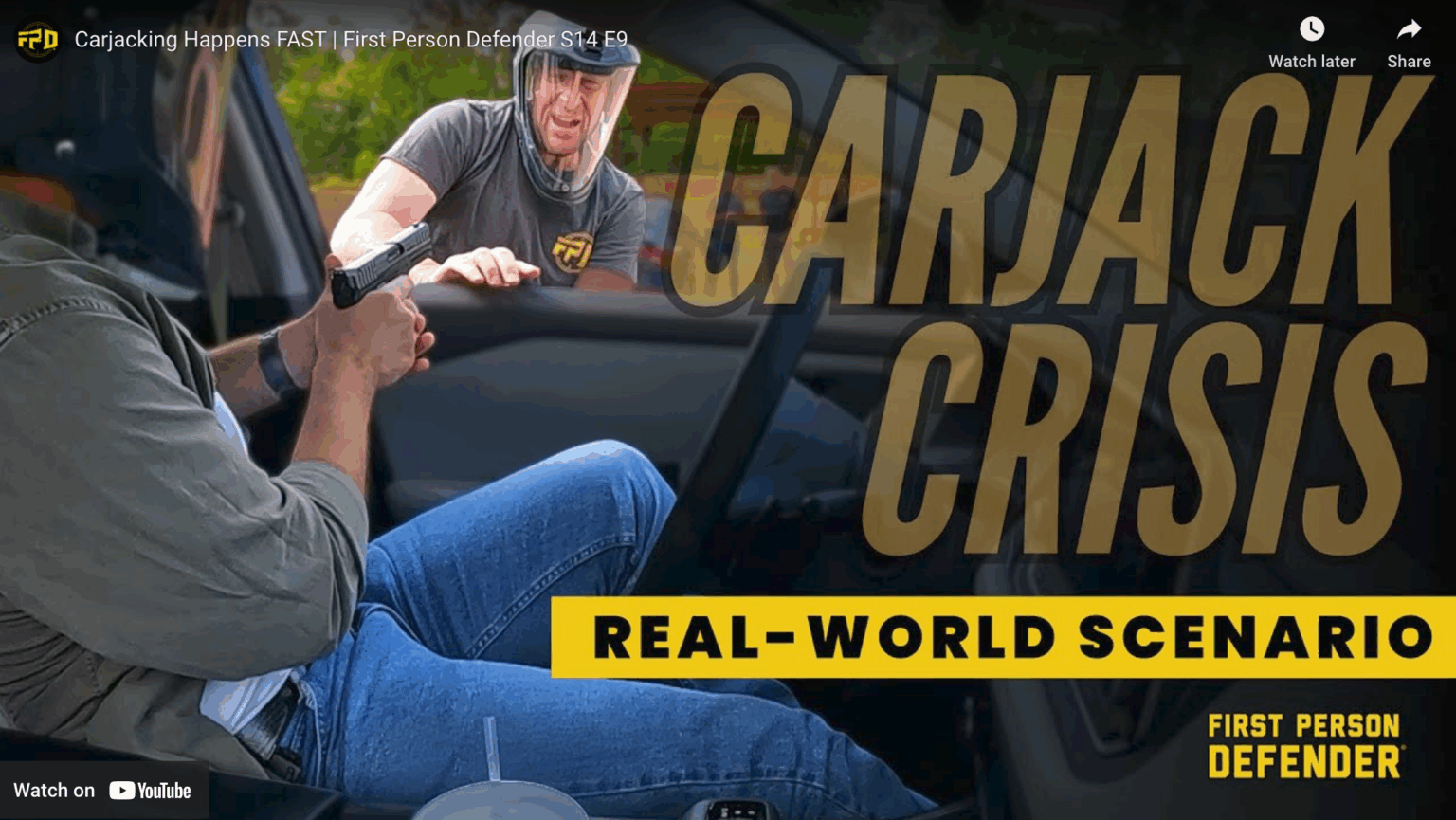Carjacking Happens FAST | First Person Defender S14 E9 - CCW Safe