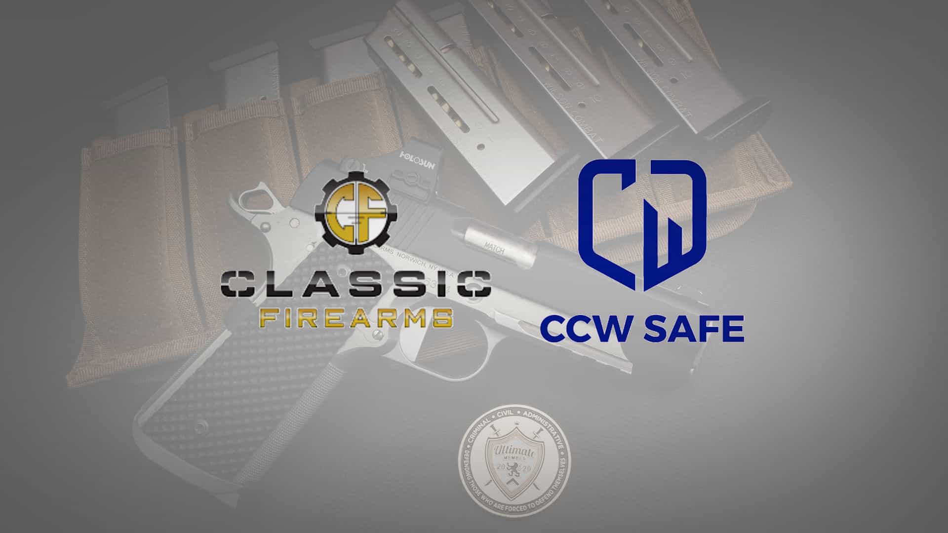 Video: Classic Firearms with Kent & Mike Of CCW Safe: Why CCW Coverage Is Needed - CCW Safe